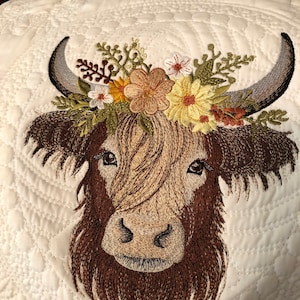 Wildflower Meadow Embroidery Design, 5 Sizes, Instant Download - Etsy