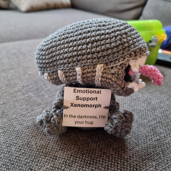 Crochet PATTERN Lil'xeno | Cute and Little Scary Amigurumi Alien From ...