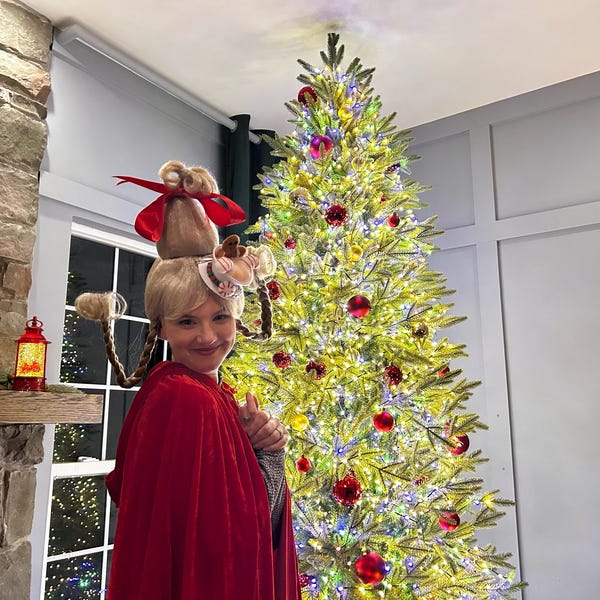 Deluxe XXXL Green Christmas Grouch Complete Mascot Costume Christmas ...