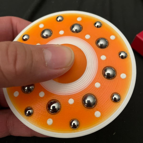 The Galaxy Blue & Yellow Fidget Spinner Spinny Mcspinface - Etsy