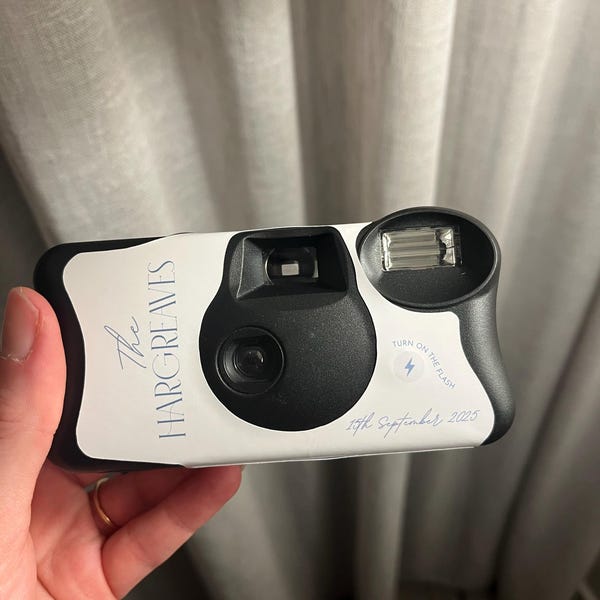 Kodak Disposable Camera Wrap Sticker, Light Brown Wedding, 2 X Sticker ...