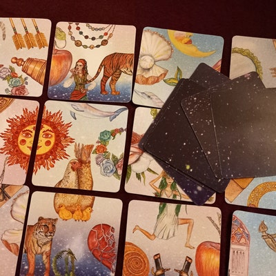 Printable Patience Game Printable Oracle Cards Ukrainian Fortune ...