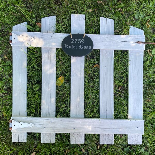 Personalized Slate House Marker Sign Oval Desgin - Two Sizes - Custom ...