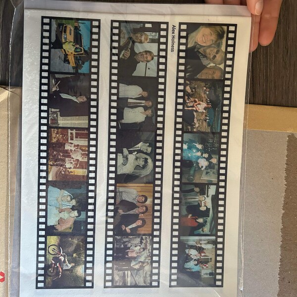 3 or 4 Blank Strips Camera Film Reel Edible Icing Cake Wrap Topper ...