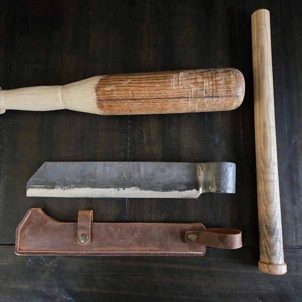 4-piece Timber Rounded Chisels Set With Covers. Woodworking Tool ...