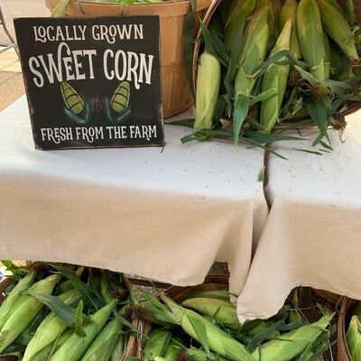 Sweet Corn Sign / Farmhouse Sign / Produce Sign / Sweet Corn for Sale ...