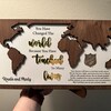 Personalized Retirement Gift: World Map Farewell Plaque - Etsy