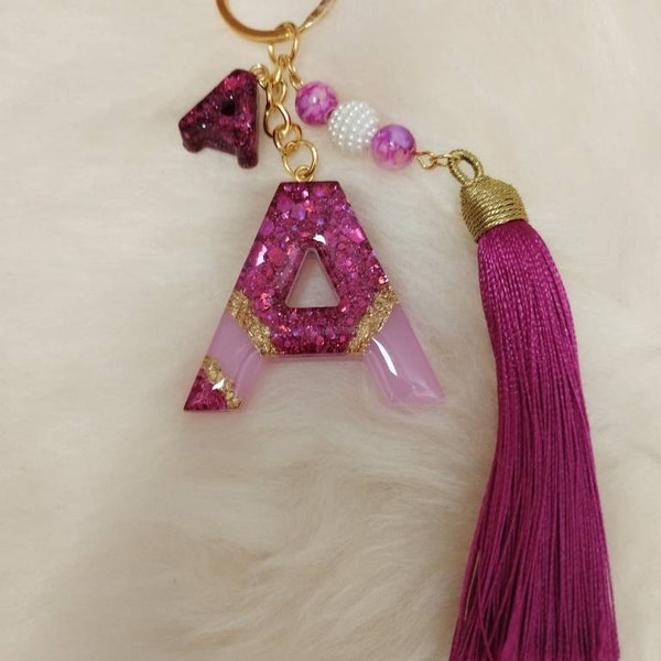 Elegant Bundle Keyring, Custom Alphabet Pen and Keyring, Unique Design ...