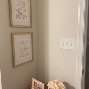 Llama Nursery Decor Llama and Cactus Prints Baby Girl | Etsy