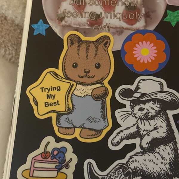 Dog With Headphones Sticker - Etsy