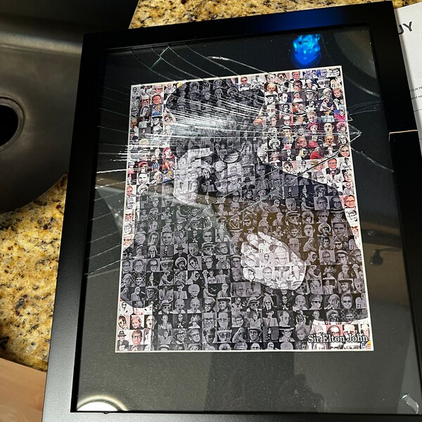 Vincent Van Gogh Starry Night Tabby Cat Framed Wall Art, Optional ...