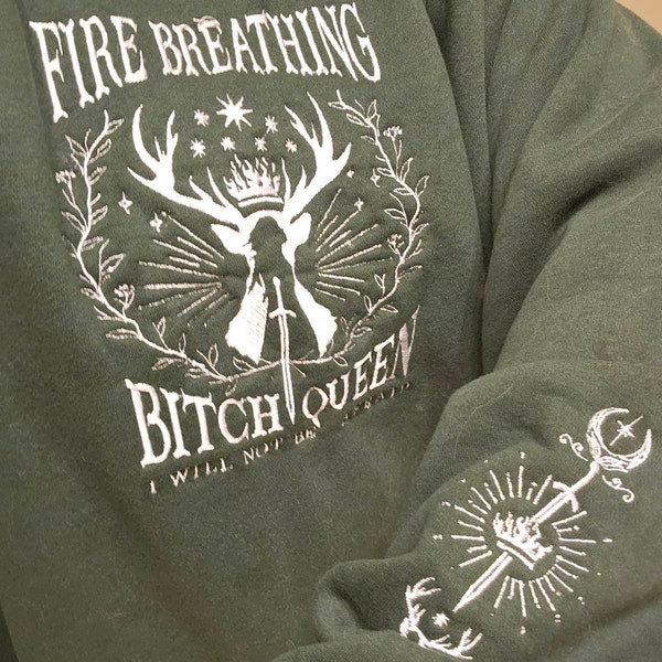 Terrasen Home of Stag Embroidery, Fireheart Sweatshirt Embroidery, Home ...