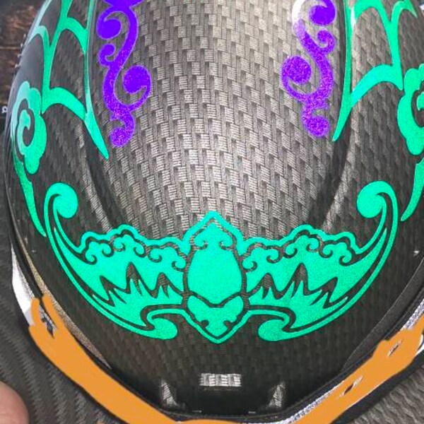 Spade Reflective Decal, Spade Helmet Sticker, Spade Motorcycle Sticker ...