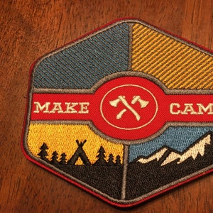Make Camp patch | Etsy