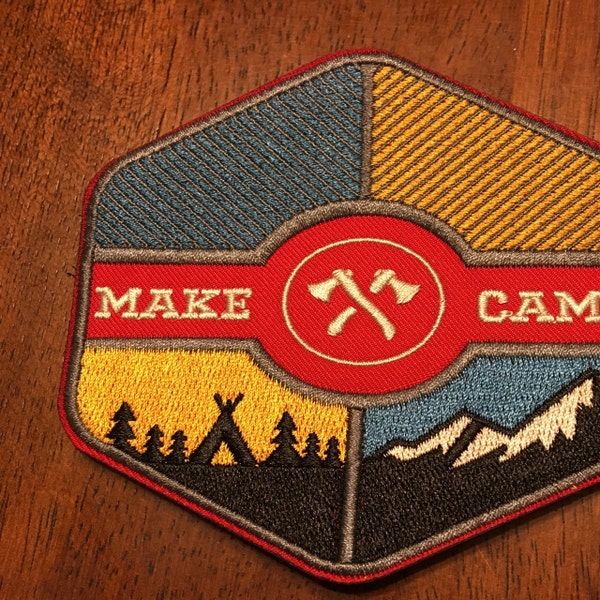 Make Camp Patch - Etsy