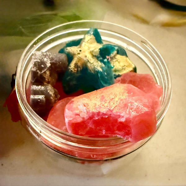 Crystal Candy Percy Jackson Lotus Flower Kohakutou Candy, ASMR Viral ...