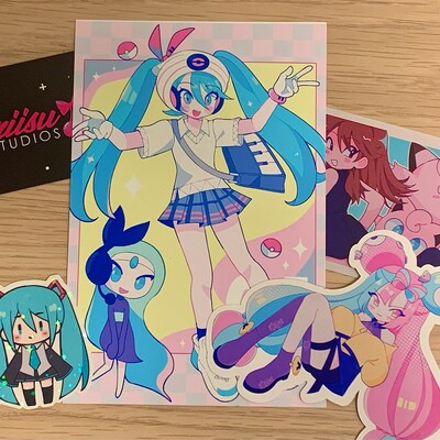 PJSEKAI Saki Tenma Gyaru Magazine Mini Print 5 X 6 - Etsy