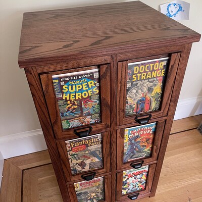 Comic Book Storage and Organization Cabinet - Etsy