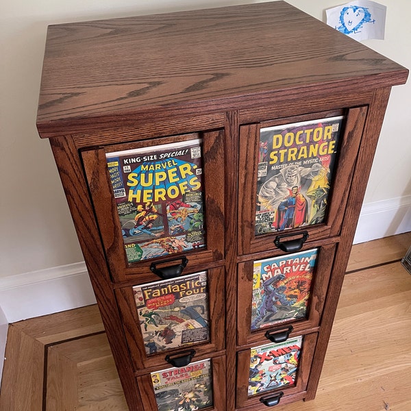 Comic Book Storage and Organization Cabinet With 20 Drawers - Etsy