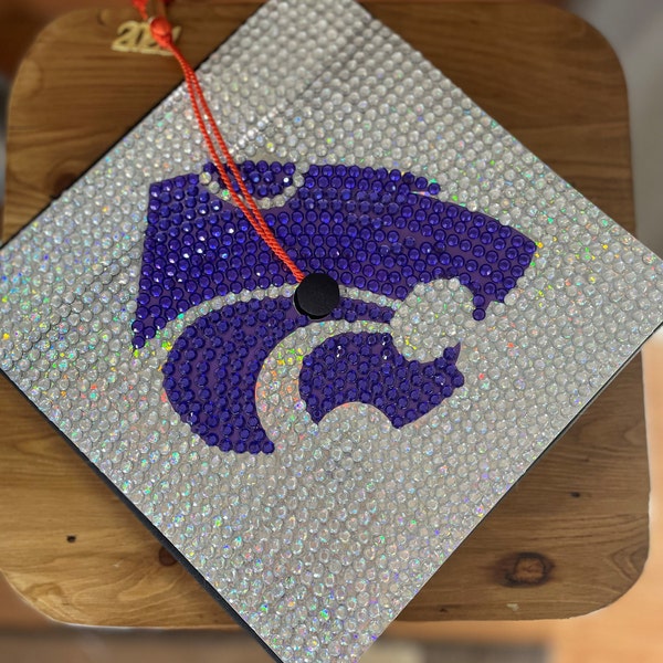 Rhinestone Graduation Cap - Etsy