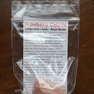 Strawberry Calcite Rough Calcite Raw Red Calcite Crystal Healing ...