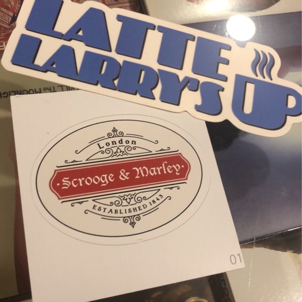 A Christmas Carol Sticker | Scrooge & Marley | Charles Dickens ...