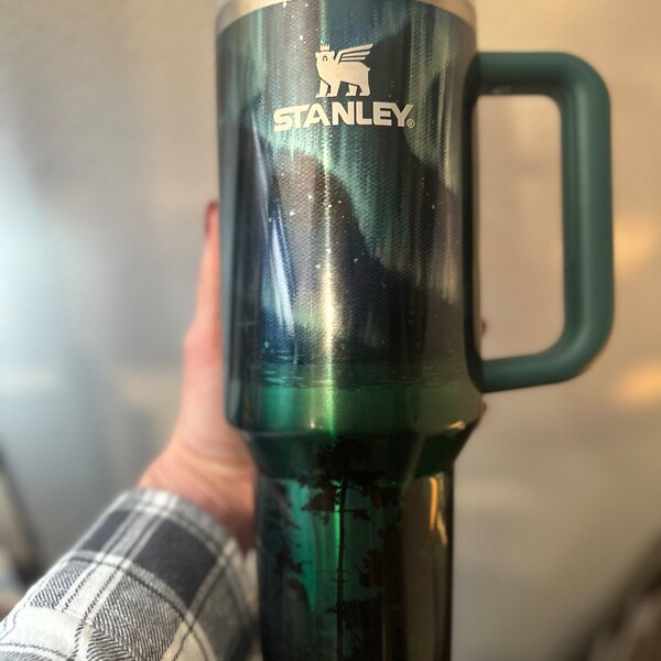 Mountain Scenic Galaxy Authentic Stanley Quencher 40oz Sublimated SS Shale - Etsy