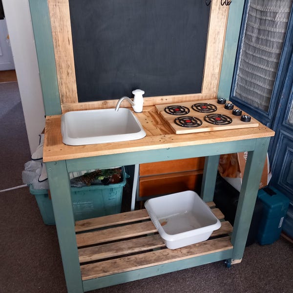 Mud Kitchen Cooker Rings and Knobs in Black/red/white - Mud Kitchen ...