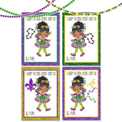 Mardi Gras Clipart, Carnival Clip Art, Masquerade Party, Illustration ...
