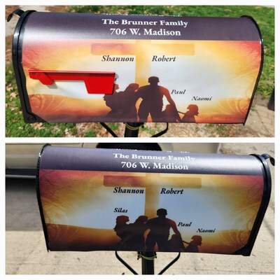 Thin Red Line, Firefighter's Mailbox Wrap, Mailbox Cover - Etsy