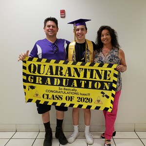 Quarantine Graduation 2020 Vinyl Banner Sign Free - Etsy