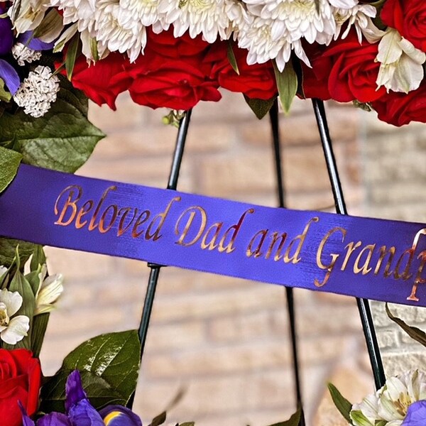 Personalized Ribbon ~ Sash, Handprinted - Etsy