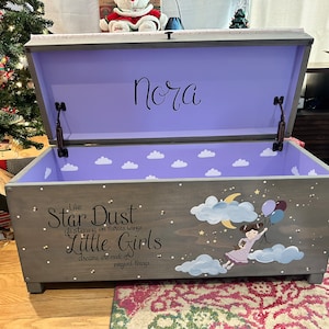 Toy Box Safari Toy Chest Toy Bin Kids Toy Chest Wood - Etsy