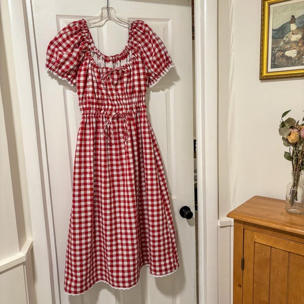 Elastic Waist Milkmaid Dress - Daisy Frock PDF Sewing Pattern - Etsy