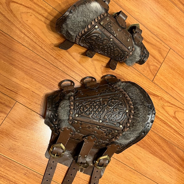 Larp Viking Armor. Leather Armor for a Celtic, Barbarian, Pagan or ...