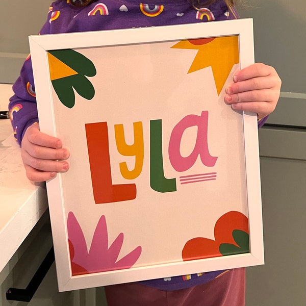 Custom Kids Birthday Invitation: Colorful Party Design (digital ...