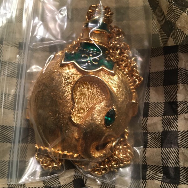 LAST ONE Blue Poppy Locket, Aqua Turquoise Locket, Floral Brass Art ...