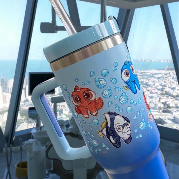 Animal Tooth Sticker, Sloth Teeth Sticker, Dental Pug, Cow Dental ...