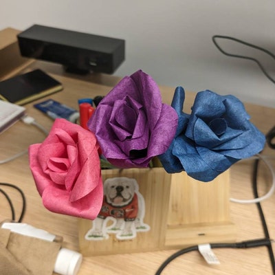 Mini Trans Pride Roses Small Trans Pride Flowers Transgender - Etsy