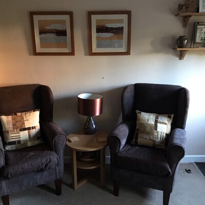 Stag Deer Wingback Sofa 2 Seater Upholstered Fireside Queen Anne ...