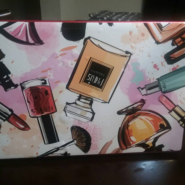 Cosmetic Laptop Skin Girl Print Notebook Vinyl Decal Dell Hp Lenovo ...