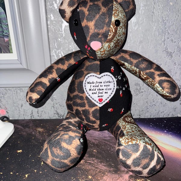 Memory Bear Patch, Memory Blanket, Memory Cushion - Etsy