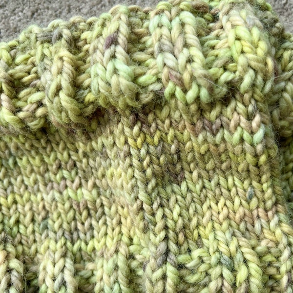 Ultra Bulky/super Chunky Merino Wool Yarn, Single Ply, Hand Dyed Yarn ...