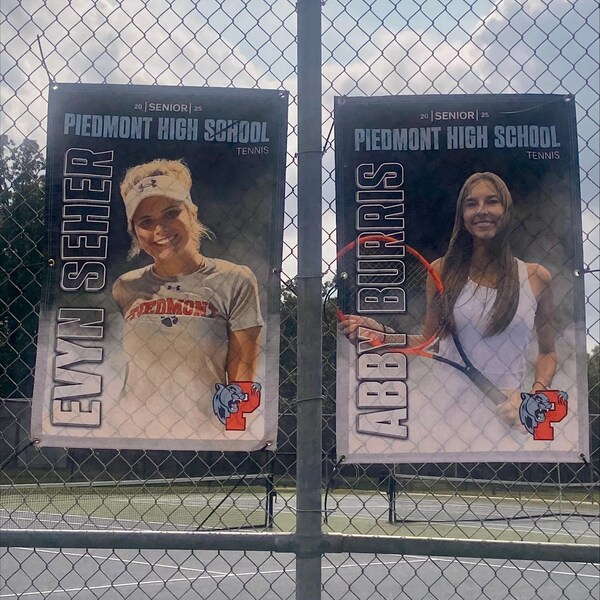 Custom Printed Sports Banner Yard Sign Photo Print Metal Print Senior ...