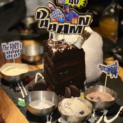 3D handmade Bestie Cake Topper and 2 Mini Topper / Cupcake Topper ...