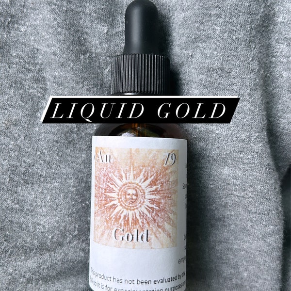 25 PPM Colloidal Gold Solution, 24K Pure Gold - Etsy