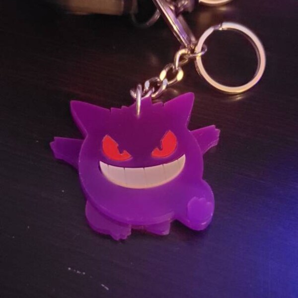 Gengar and Haunter Acrylic Keychain - Etsy