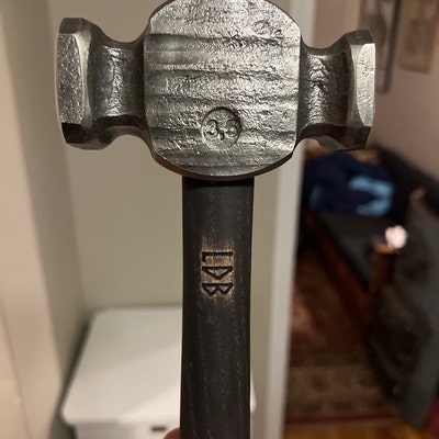 Blacksmith Hot Punch Rounding Hammer 2.2lb Square Punch - Etsy