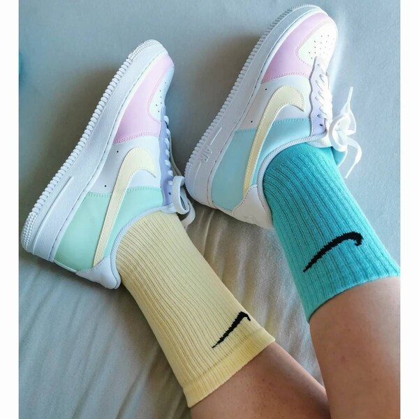 Nike Air Force 1 'matcha'. (AF1 / Custom Sneakers / Green Sneakers) - Etsy