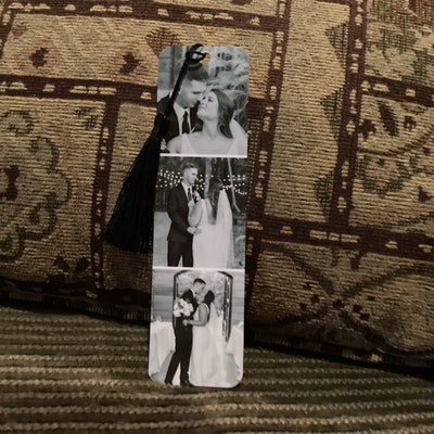 Personalized Reading List Bookmark Library Card, Double-sided Tracker ...